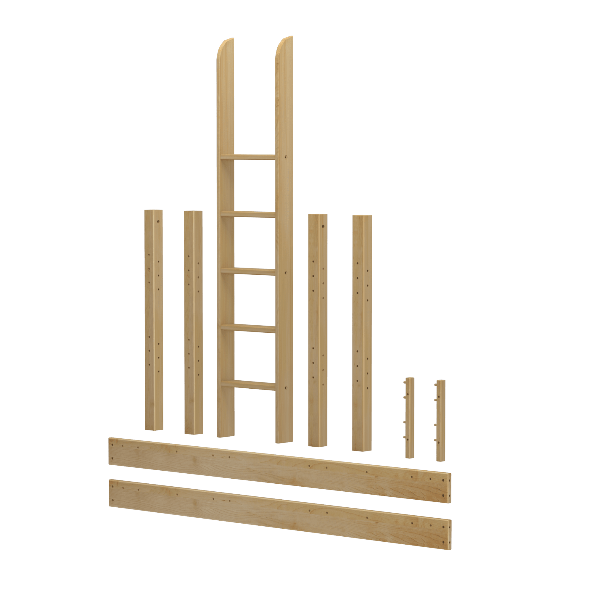 High Loft Leg Kit w/ Straight Ladder - Twin XL – Maxtrix Kids